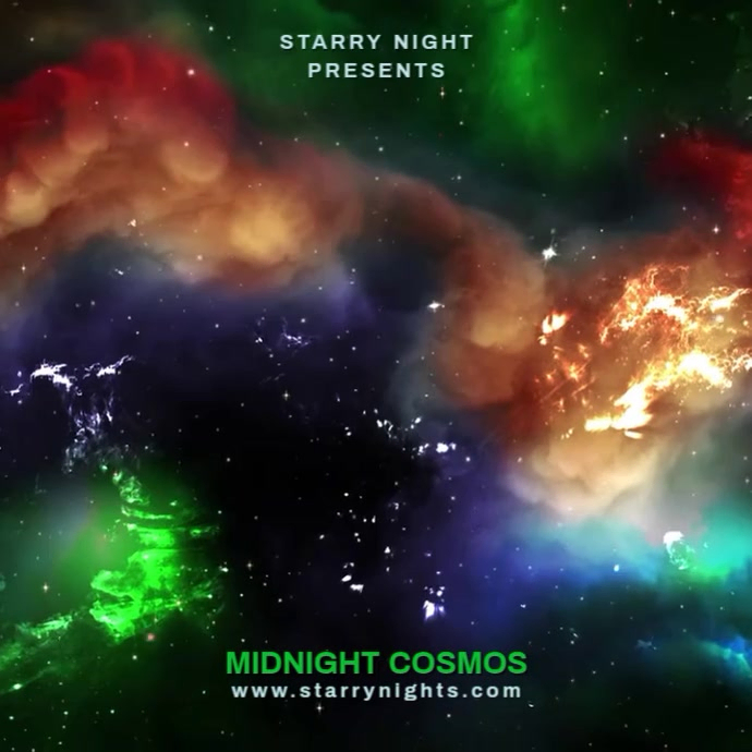 Galaxy Video Template | PosterMyWall