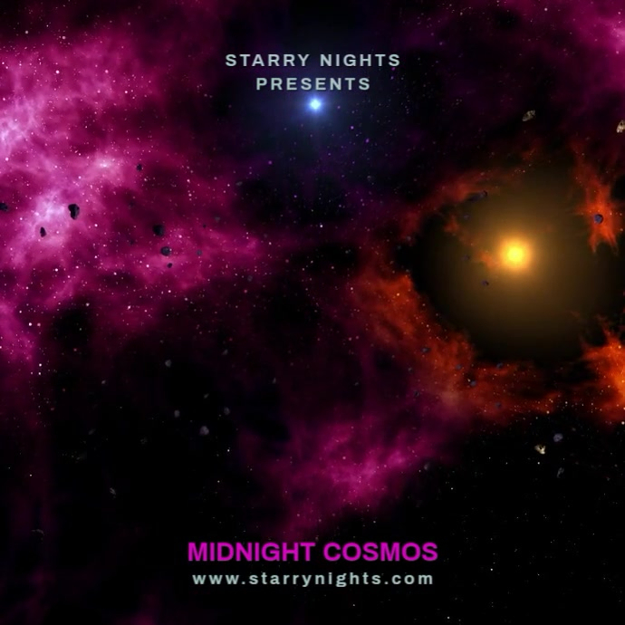 Galaxy Video Template | PosterMyWall