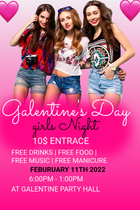 Copy of Galentine's Day | PosterMyWall