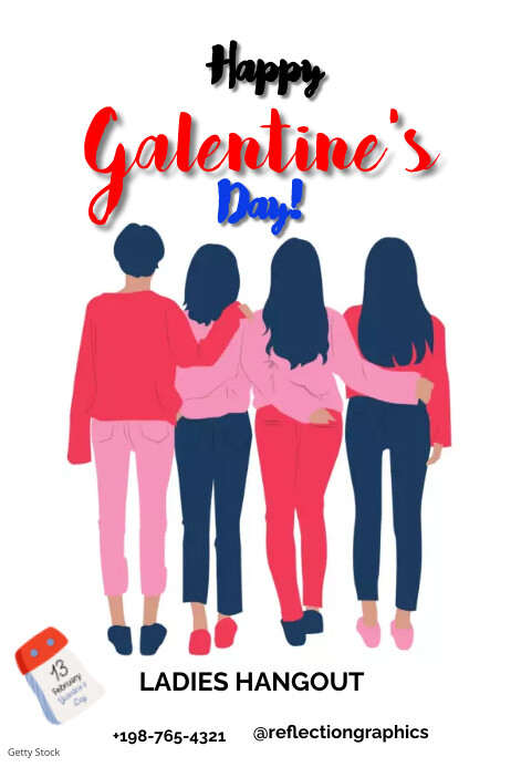 Galentine's Day Template | PosterMyWall