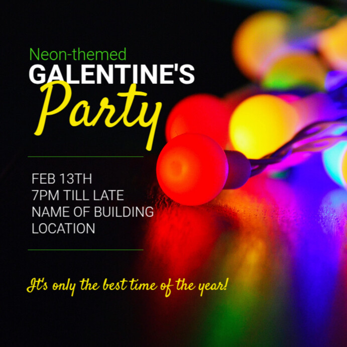Galentine's Party IG Post Template | PosterMyWall