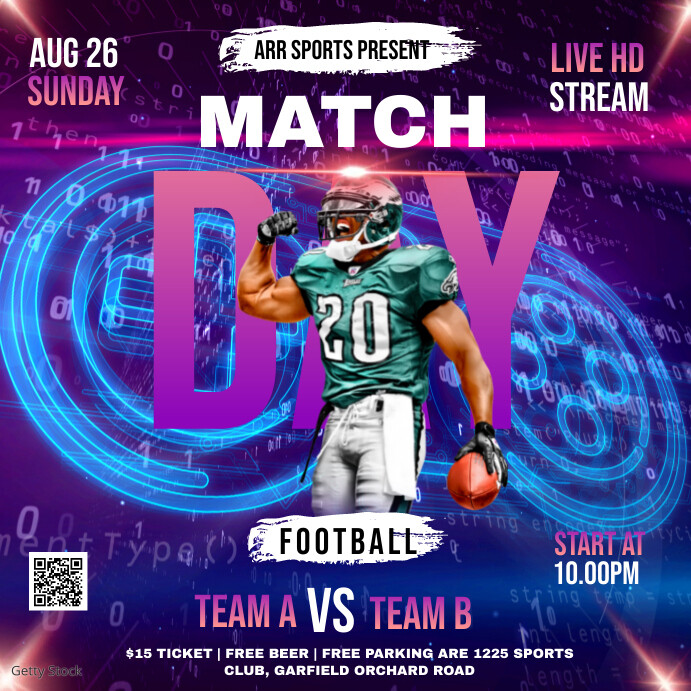 Game day Template | PosterMyWall