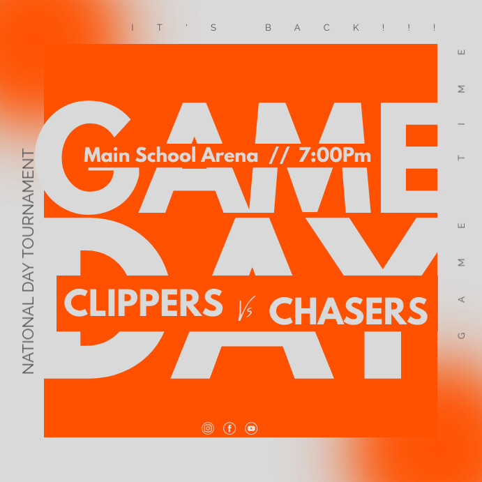 Game day Template | PosterMyWall