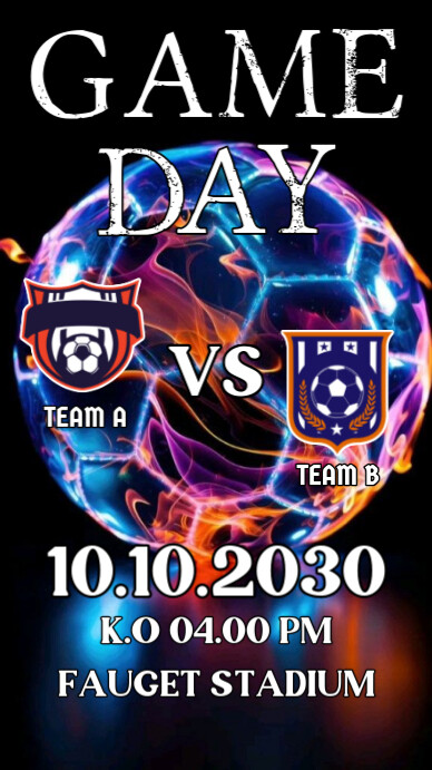 GAME DAY Template | PosterMyWall