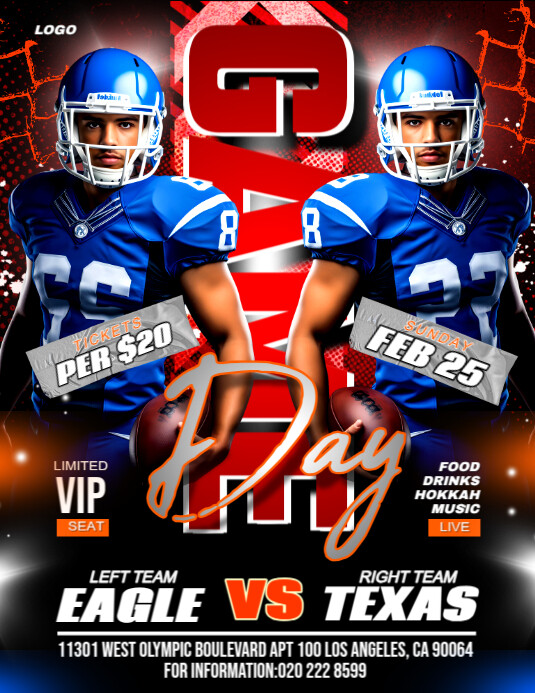 GAME DAY Template | PosterMyWall