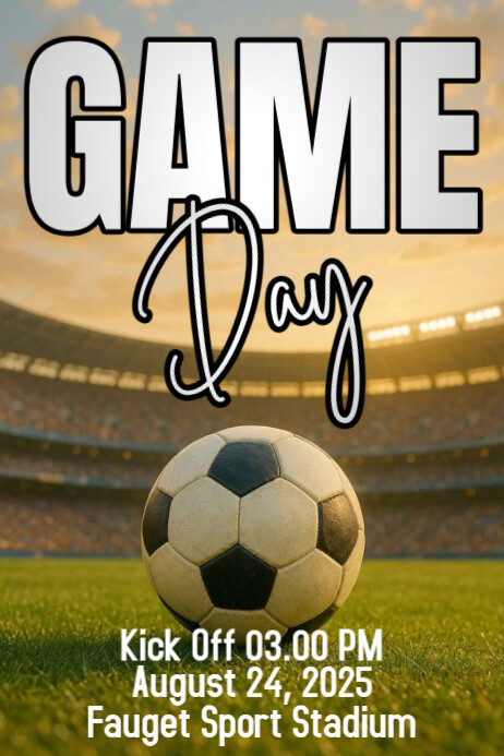 Game Day Template | PosterMyWall