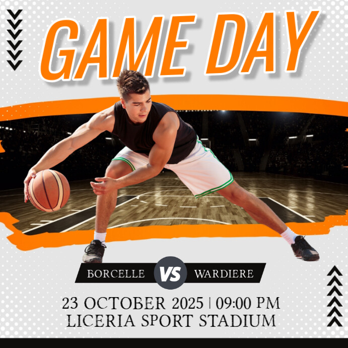 Plantilla de Game Day | PosterMyWall