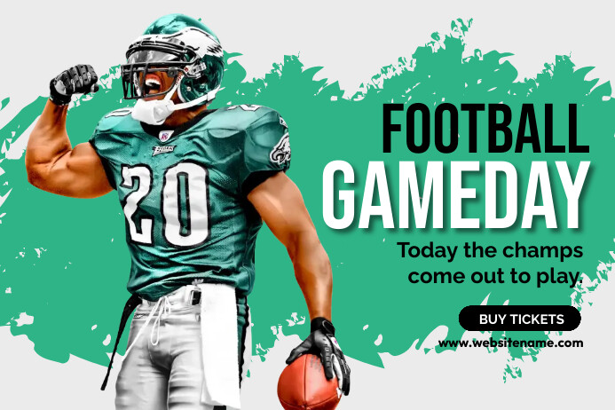 Game day football poster design Template | PosterMyWall