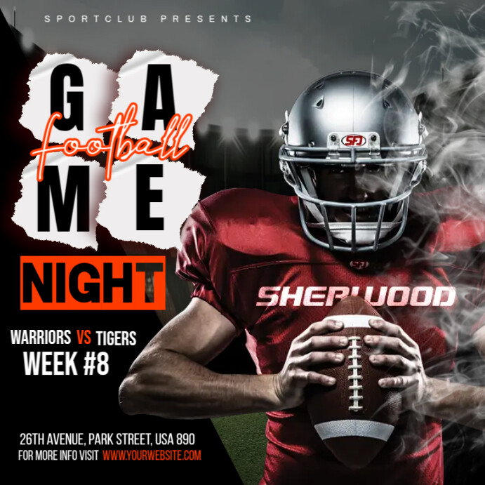 Copy of Game Match Day | PosterMyWall