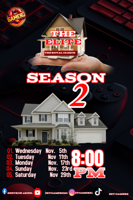 Game night design, Gaming poster, Game event flyer. Indoor games season ...