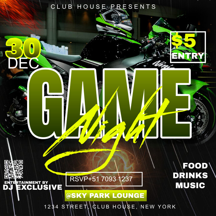 game night Template | PosterMyWall