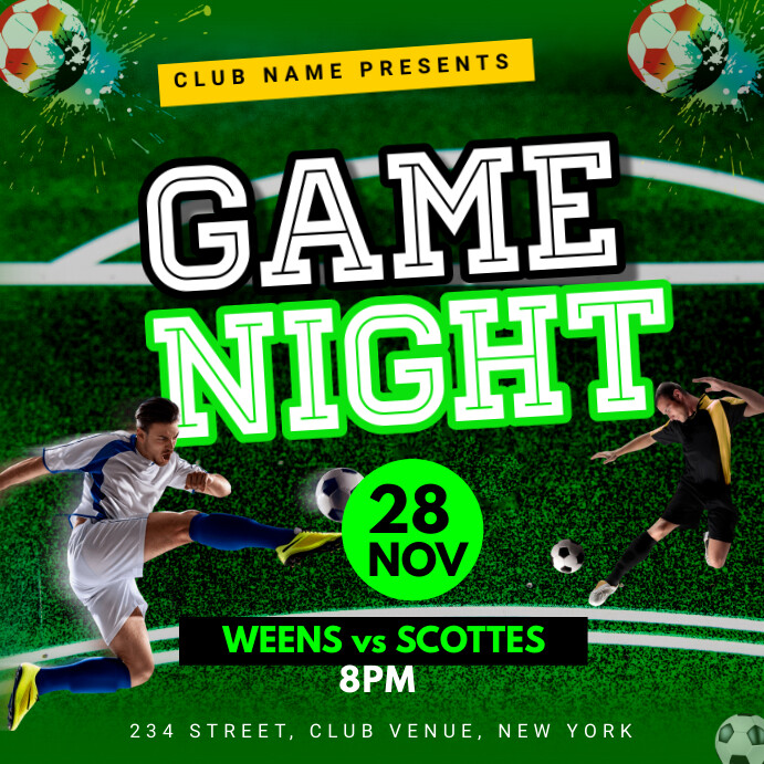 Game night Template | PosterMyWall