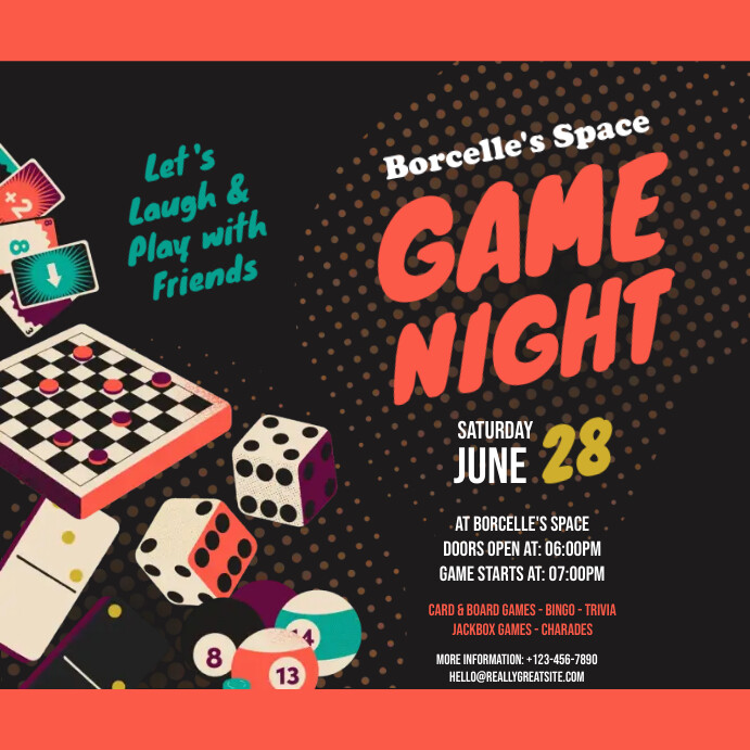 Game Night Template | PosterMyWall