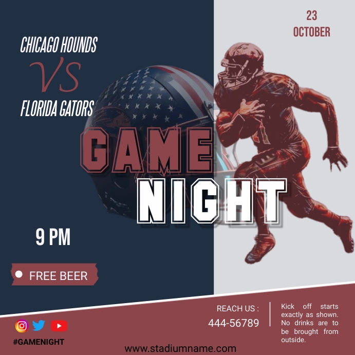 Game Night Template | PosterMyWall