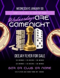 GAME NIGHT flyer Template | PosterMyWall