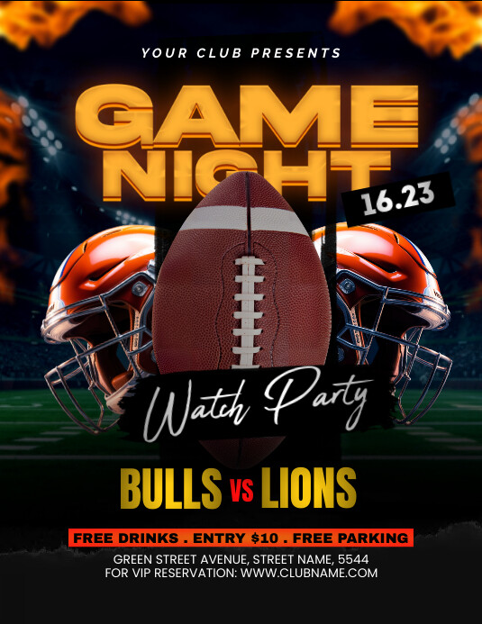 Game Night Flyer Template | PosterMyWall