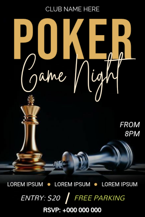 Game Night Flyer Template | PosterMyWall