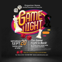 Game Night Flyer Template | PosterMyWall