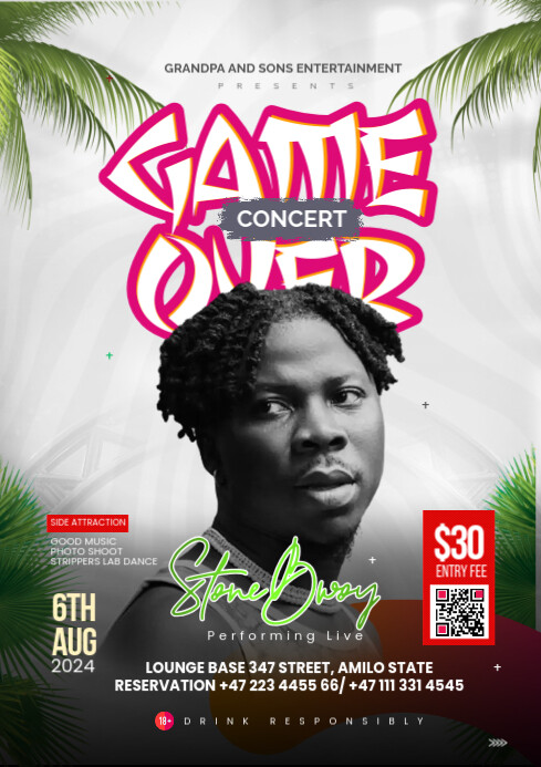 Game Over Party Poster Template | PosterMyWall