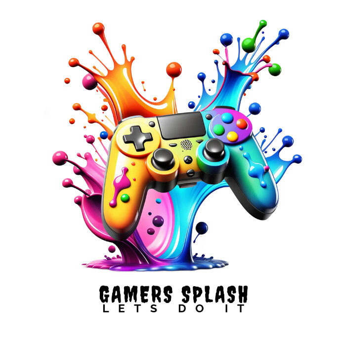 Copy of Game Splash Logo | PosterMyWall