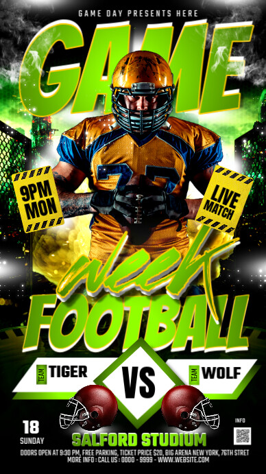 GAME WEEK Template | PosterMyWall