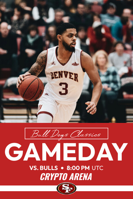Copy of gameday basketball poster design | PosterMyWall