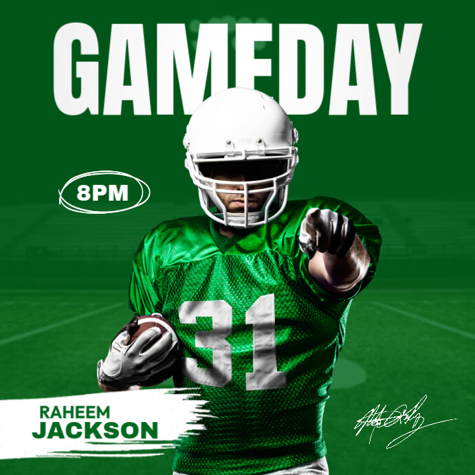 gameday sports poster Template | PosterMyWall