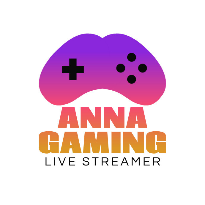 Gamer Gamepad Streamer Gradient Logo Template | PosterMyWall