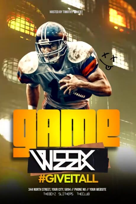 Gameweek Poster Template | PosterMyWall