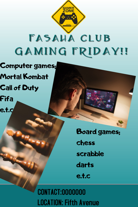 Copy of GAMING AD | PosterMyWall