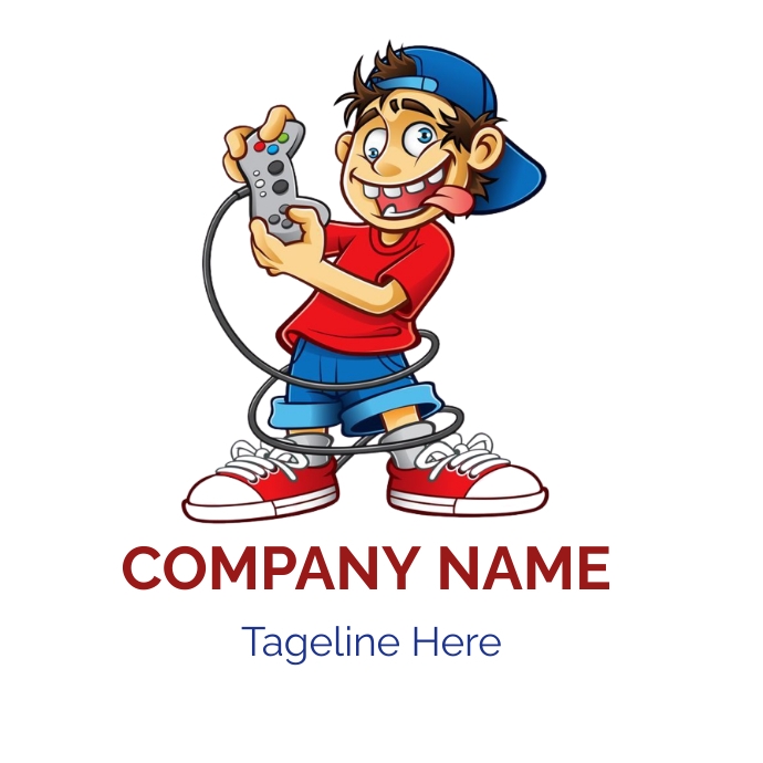 gaming cartoon logo Template | PosterMyWall