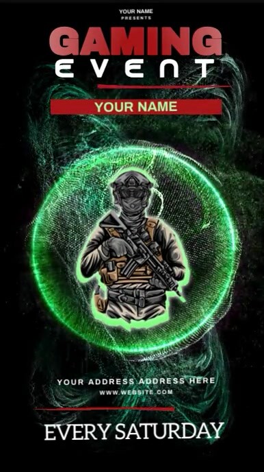 GAMING EVENT INVITATION VIDEO Template | PosterMyWall