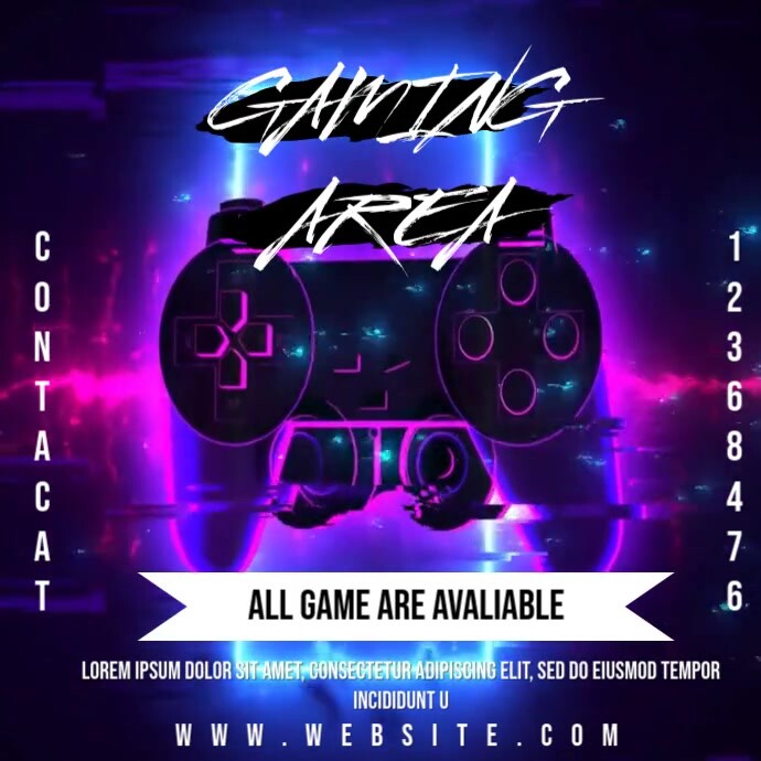 gaming flyer Template | PosterMyWall
