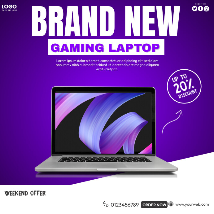 Gaming Laptop Sale Template | PosterMyWall