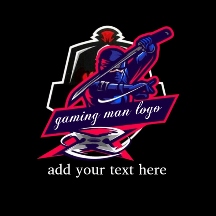 Copy of gaming man logo | PosterMyWall
