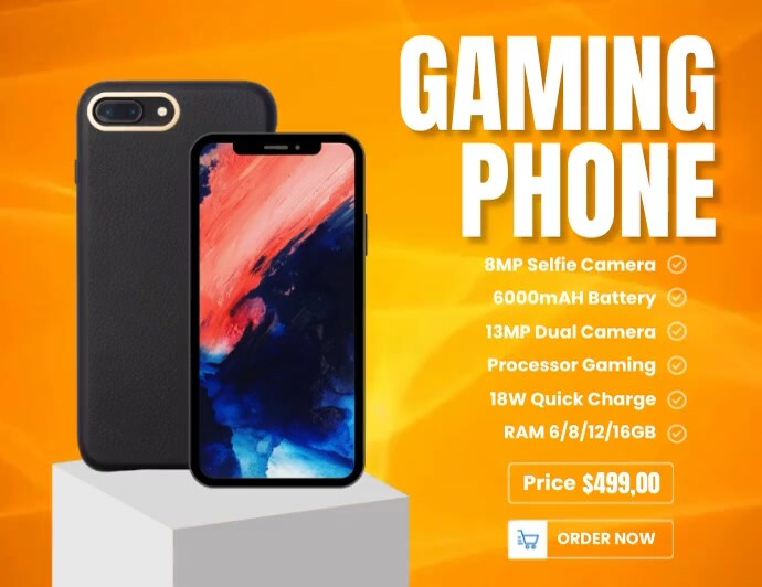 Gaming Phone Ads Template | PosterMyWall
