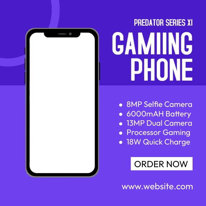 Gaming Phone Ads Template | PosterMyWall