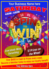 spin to win Template | PosterMyWall