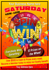 spin to win Template | PosterMyWall