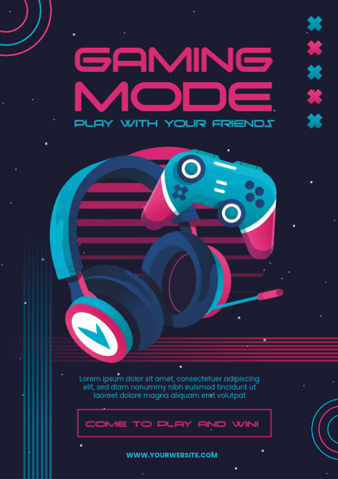 gaming template | PosterMyWall