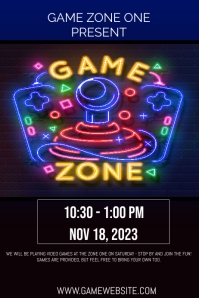 Gaming Tournament Poster Template | PosterMyWall