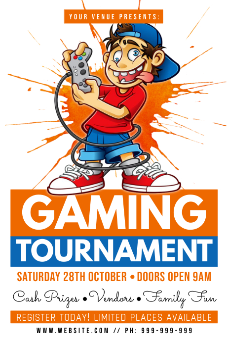 Copy of Gaming Tournament Poster | PosterMyWall