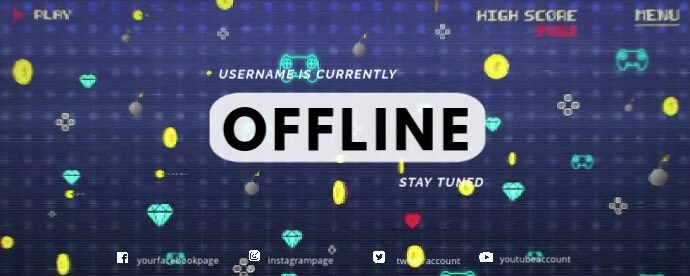 Gaming twitch banner Template | PosterMyWall