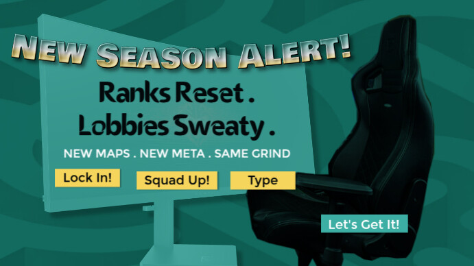 Gaming Twitch Overlay Ad Template | PosterMyWall