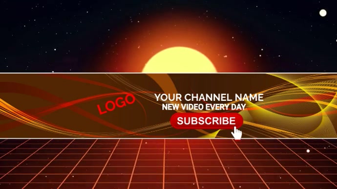 Gaming youtube channel cover Template | PosterMyWall