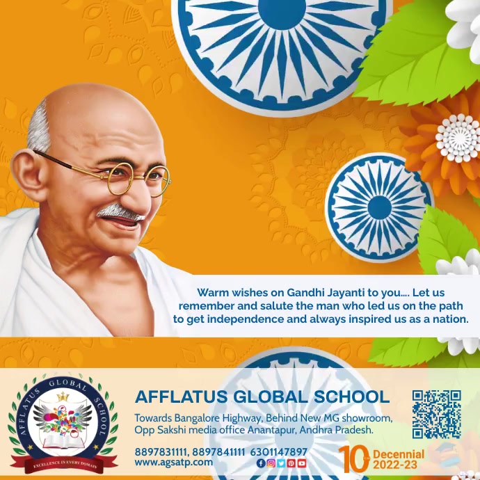 Gandhi Jayanti 2nd October (1) Template | PosterMyWall