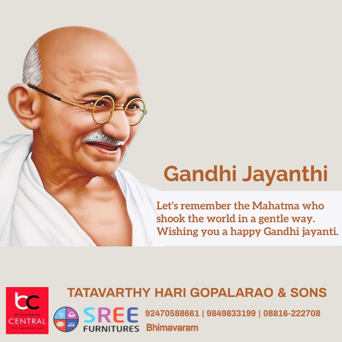 Gandhi Jayanti 2nd October Template | PosterMyWall