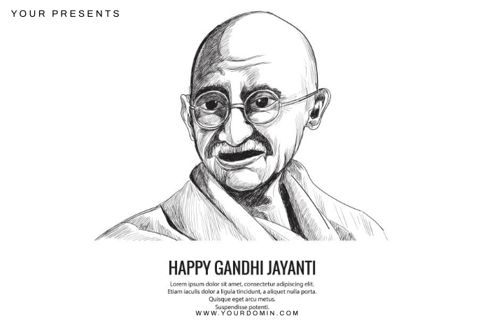 Gandhi jayanti Template | PosterMyWall
