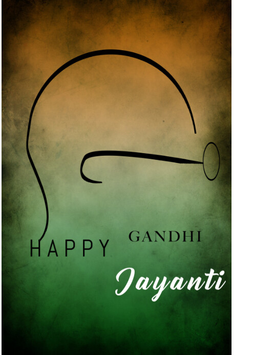 Copy of GANDHI JAYANTI | PosterMyWall