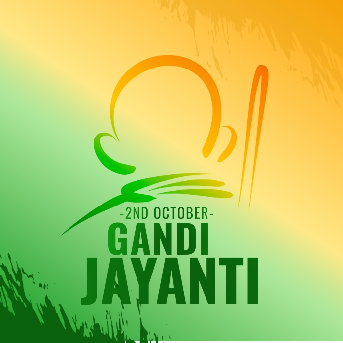 Gandi Jayanti Instagram Ads Template | PosterMyWall